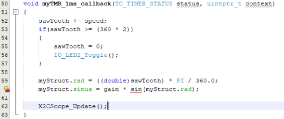 MPLAB Harmony - X2Cscope